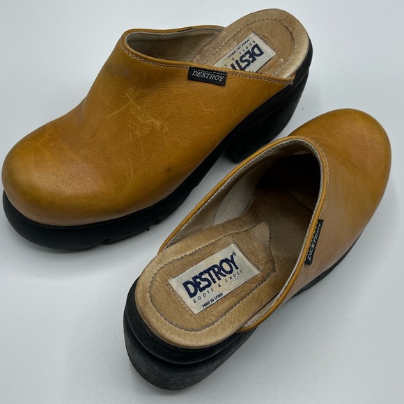 Destroy | Shoes | Vintage Destroy 9s Y2k Platform Leather Club Bubble ...